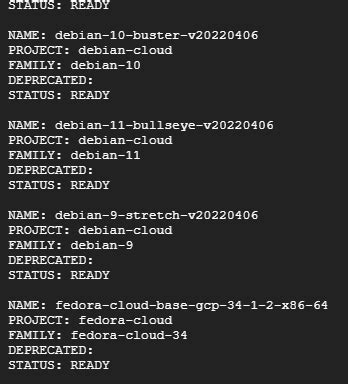 Google Cloud Platform Cannot Create GCP VM Public Images Are Empty Stack Overflow