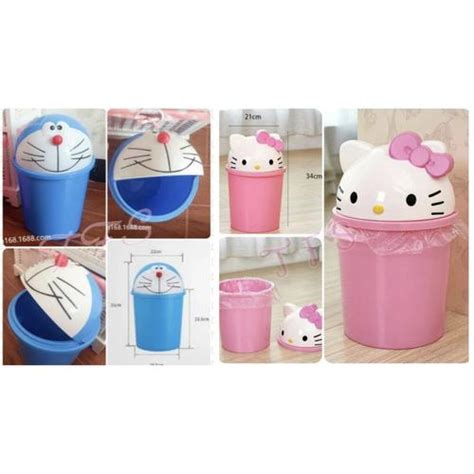 Jual Tong Sampah Besar Doraemon Hello Kitty Tempat Sampah Lucu Imut Jakarta Barat Fendi