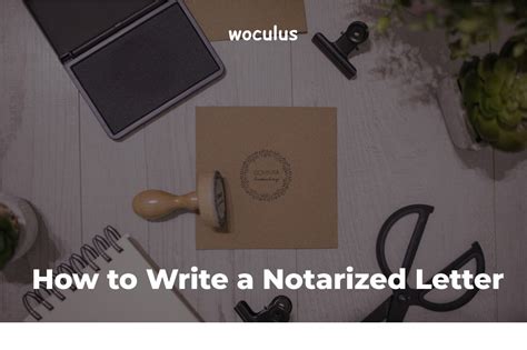 How To Write A Notarized Letter