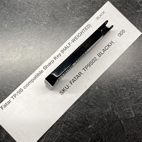 Fatar Replacement Half Weighted Sharp Black Key Tp 9s Reverb