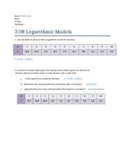 Understanding Logarithmic Models Data Analysis Techniques Course Hero