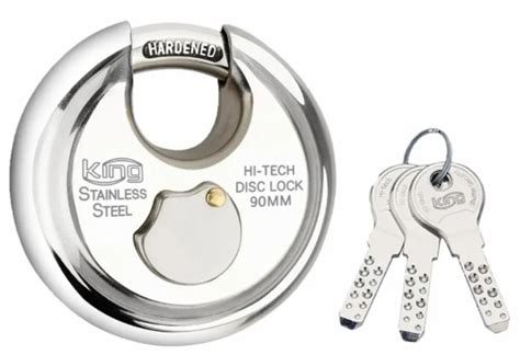 Ss Hi Tech Disc Lock 90 Mm At ₹ 726piece Stainless Steel Disc Locks