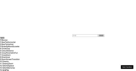 Gl Transition Examples Codesandbox