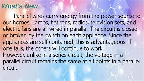 SCIENCE PARALLEL CIRCUIT Pptx