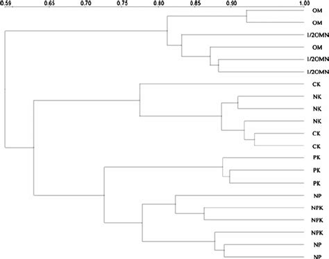 Cluster Analysis Jaccard Similarity Matrix Based On The Molecular