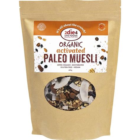 2die4 Activated Organic Paleo Muesli Go Vita Springwood