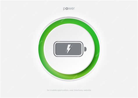 3d 휴대 전화 인터페이스 아이콘입니다 충전 완전 배터리 충전 모바일 앱용 전원 기호 Ui Ux 프리미엄 벡터