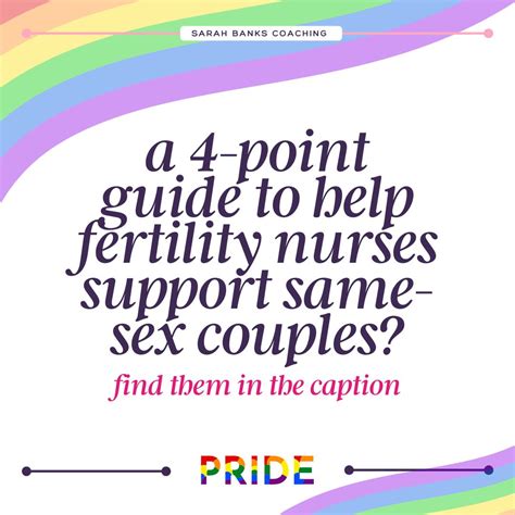 How To Support Same Sex Couples In Fertility Clinic Sarah Banks