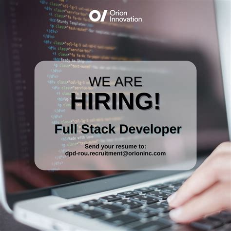 orion innovation romania on linkedin fullstackdeveloper