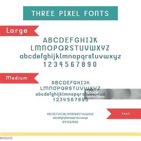 3 픽셀 글꼴대 중 소 세트 알파벳 및 숫자 흰색 배경에 고립 문자에 대한 스톡 벡터 아트 및 기타 이미지 문자 편지 문서 뜨개질하기 Istock