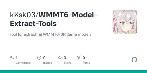 GitHub KKsk03 WMMT6 Model Extract Tools Tool For Extracting WMMT6 6R Game Models