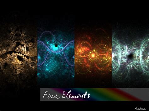Earth Air Fire Water The Four Elements Photo Earth Fire Water Air