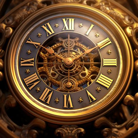 Винтажные часы с римскими цифрами