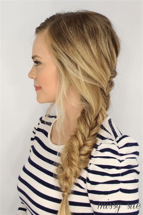 Fishtail Twisted Side Braid