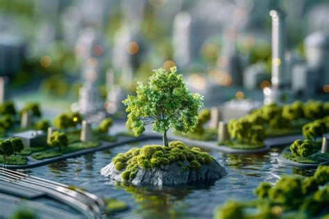 sustainable and renewable energy concept background generative ai