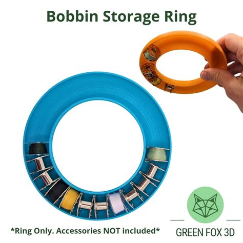 Gf3d Bobbin Storage Ring Green Fox 3d