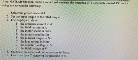 Using Matlabsimulink Build A Model And Simulate The