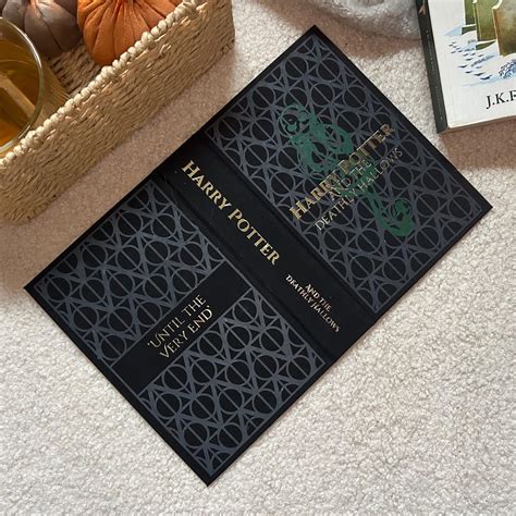 Harry Potter And The Deathly Hallows Hardback Cover For Paperback Books