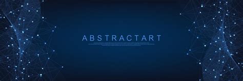 Premium Vector Technology Abstract Lines And Dots Connection Background Connection Digital