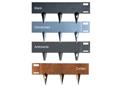 Core Edge Metal Tree Edging Rings 3 Sizes 3 Colours