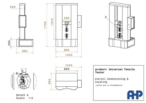 Universal Tensile Compression Tester UTM AHP PLASTIK MAKINA
