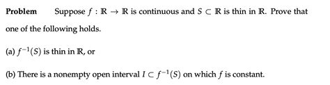 Solved A Subset A Of A Metric Space X Is Nowhere Dense In X Chegg
