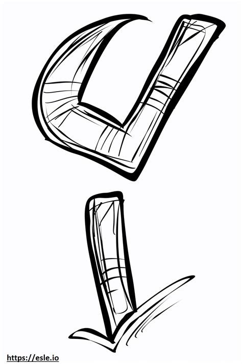 Check Mark Coloring Sheet