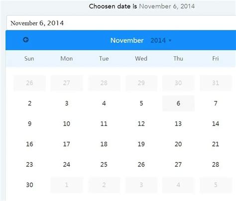 Pretty Input Based Date Picker Directive With Angularjs Angular Script