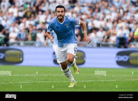 Pedro Of Ss Lazio Celebrates After Scoring Second Goal During The Serie