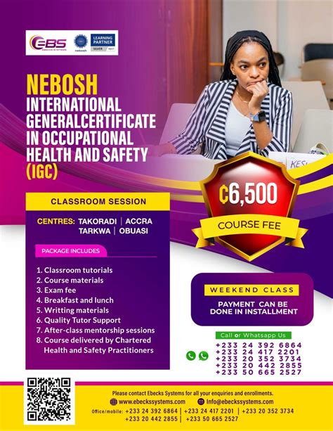 Top Notch And Finest Hse Training Institute In 🇬🇭 Samuel Ofoe Atichogbe Msc Oshe Cmiosh