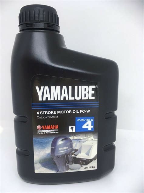 YAMAHA Genuine Yamalube 4 Stroke Outboard Motor Oil 10W-30 1 Litre *NEW ...