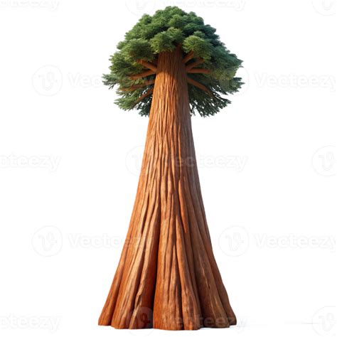 Vibrant Modern A Giant Sequoia Tree Reaching Towards Th Detailed 57896721 Png