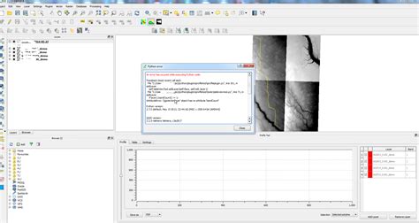 Error Using The Qgis Terrain Profile Plug In Geographic Information