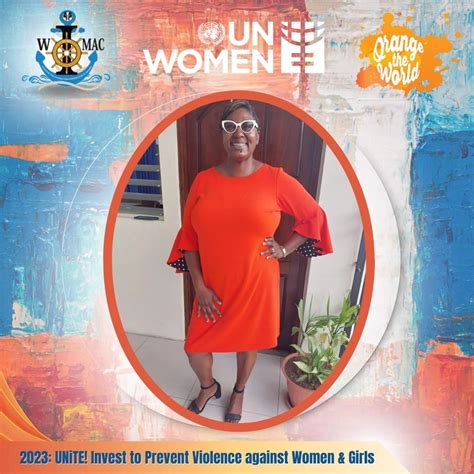 This Wimac Supports A Violence Free World For Women And Girlsorange The World Evette Smith