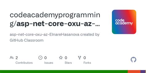 Github Codeacademyprogramming Asp Net Core Oxu Az Elnarehasanova Asp Net Core Oxu Az