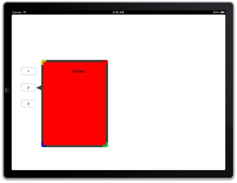 Objective C Present Uipopovercontroller In Same Position With