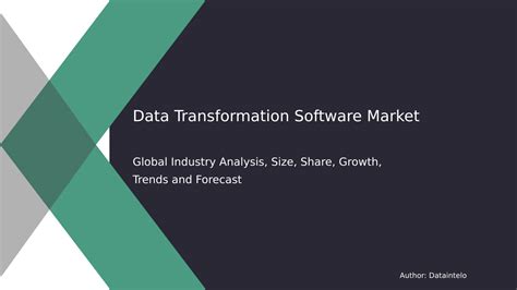 Data Transformation Software Market Report Global Forecast From 2025 To 2033