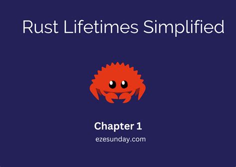 Rust Lifetimes Simplified Eze Sunday