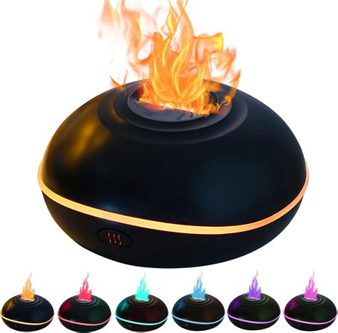 Flame Essential Oil Diffuser 200ml Aromatherapy Diffusers For Home 7