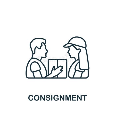 Consignment Icon Line Simple Line Shipping Icon For Templates Web