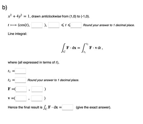 Solved Complete The Parameteric Representations For Each Of Chegg