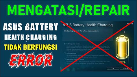 Asus Battery Health Charging Not Capping Ascsecp