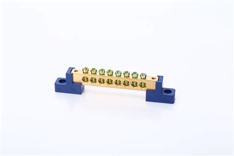 Brass Neutral Link Terminal With Abs Support 8 Pole Wiring Terminal