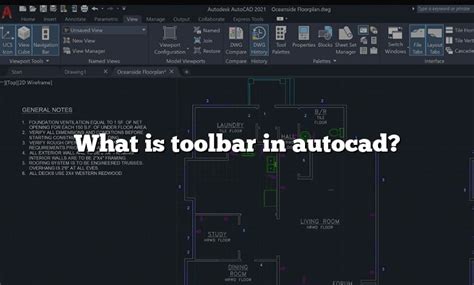 What Is Toolbar In Autocad