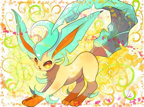Leafeon Pokemon Drawn By Lokiregulus1111 Danbooru