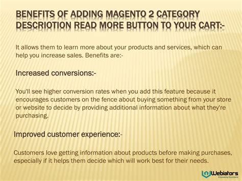 PPT Add Magento Read More Button To Cart And See The Benefits PowerPoint Presentation ID