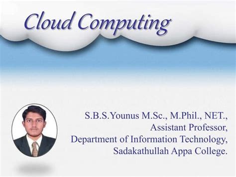 Cloud Computing Ppt