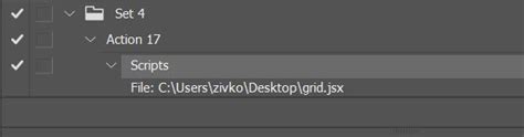 Unable To Record Actions That Run Scripts In 257 Adobe Community