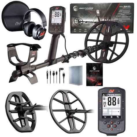 Minelab Manticore Metal Detector With M15 And M8 Coils High Plains Prospectors Premier Metal