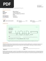 Td Bank Direct Deposit Authorization Form Pdf Finance And Money Management